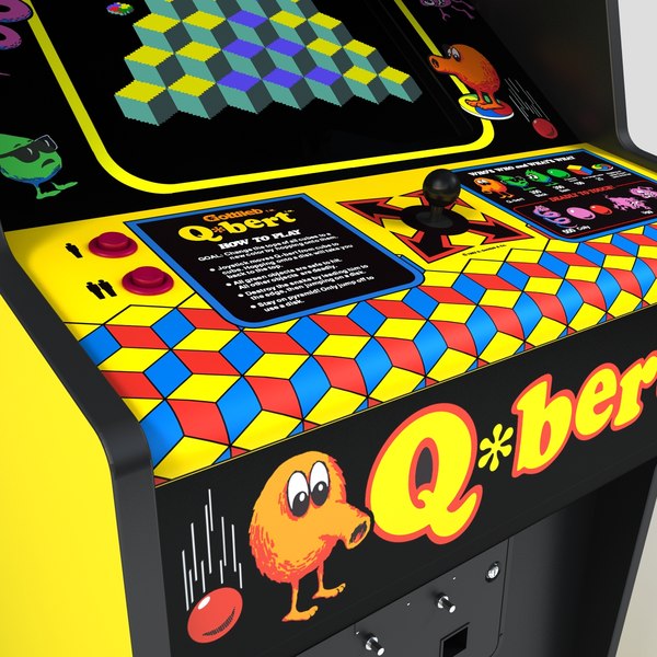 qbert arcade 3d model