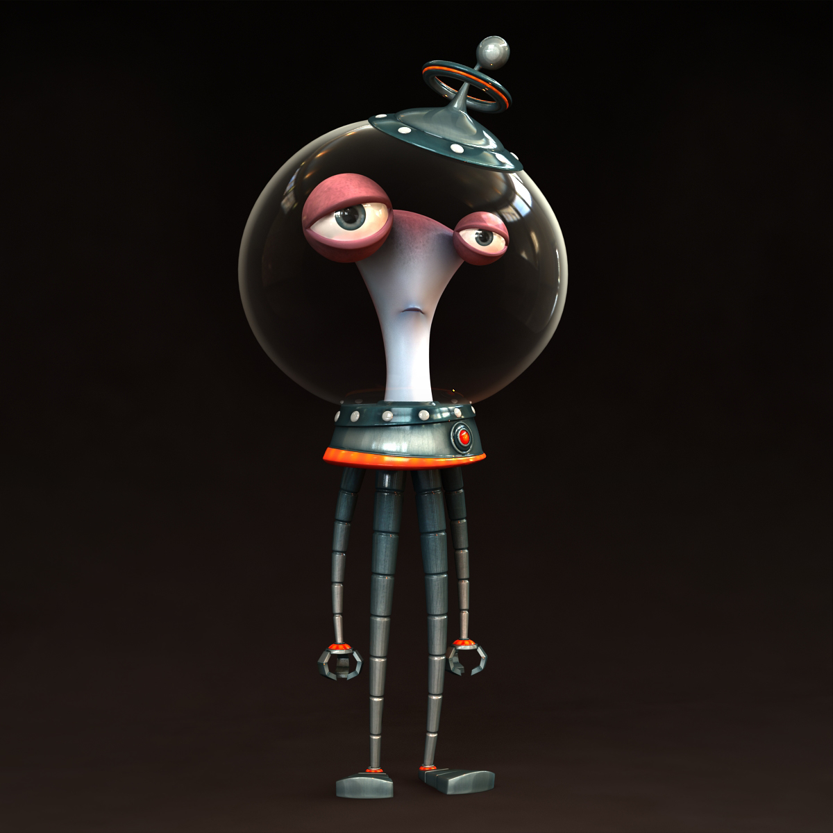 3d alien bobo model