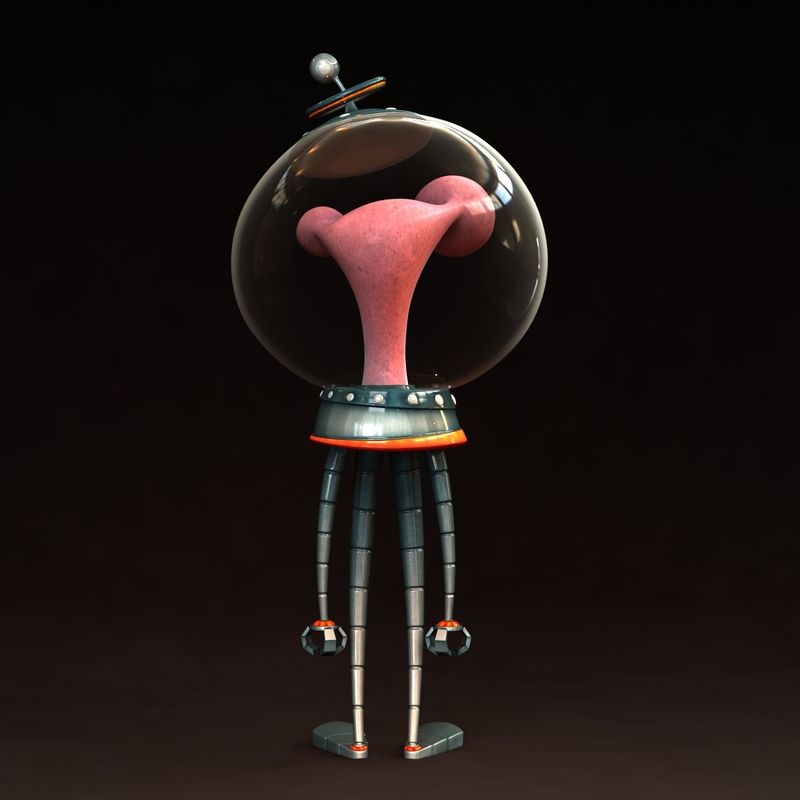 3d alien bobo model