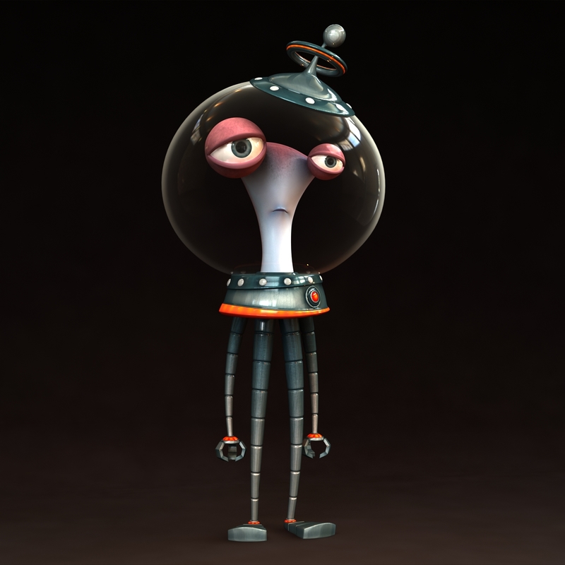 3d alien bobo model