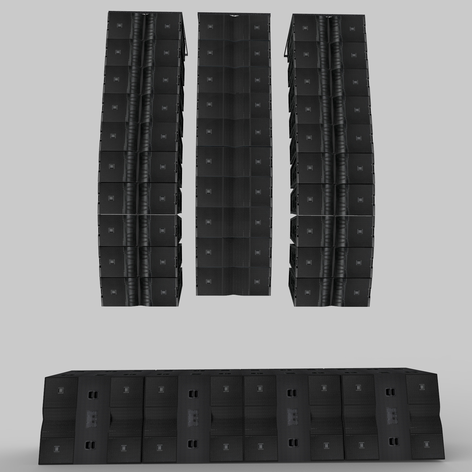 jbl vtx line array 3d 3ds
