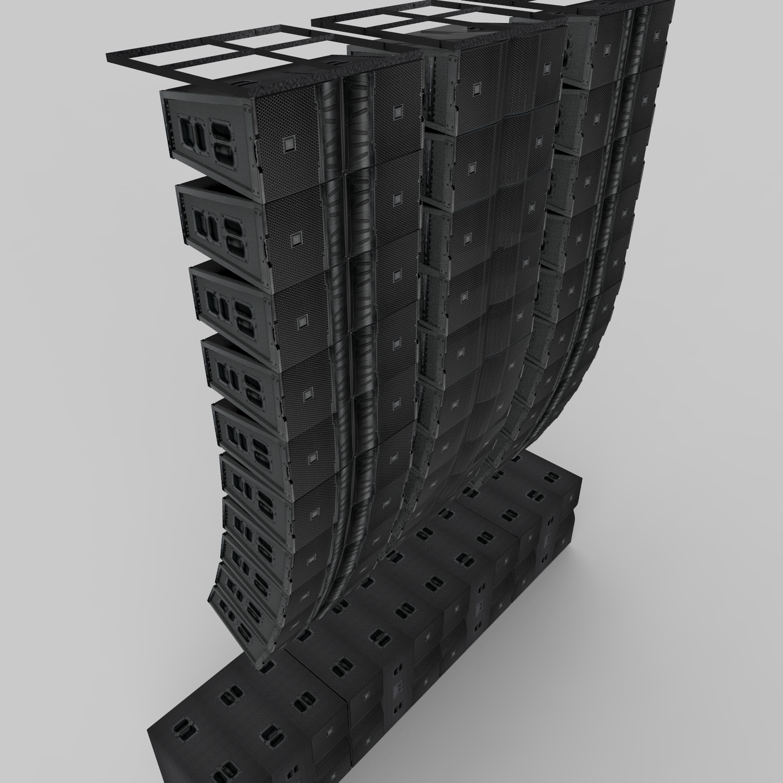 jbl vtx line array 3d 3ds