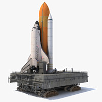 3d model of space shuttle launch tower