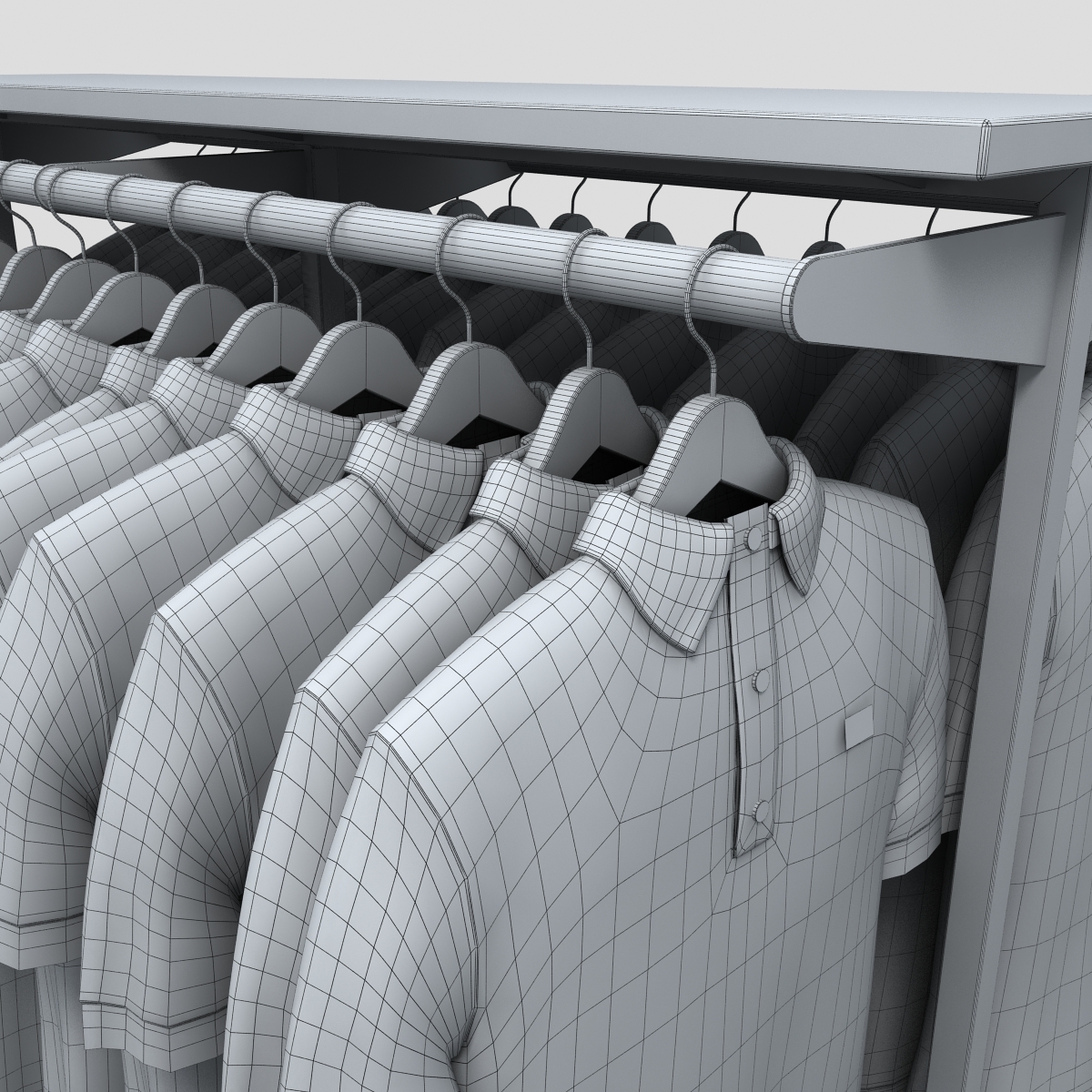 max polo shirt rack