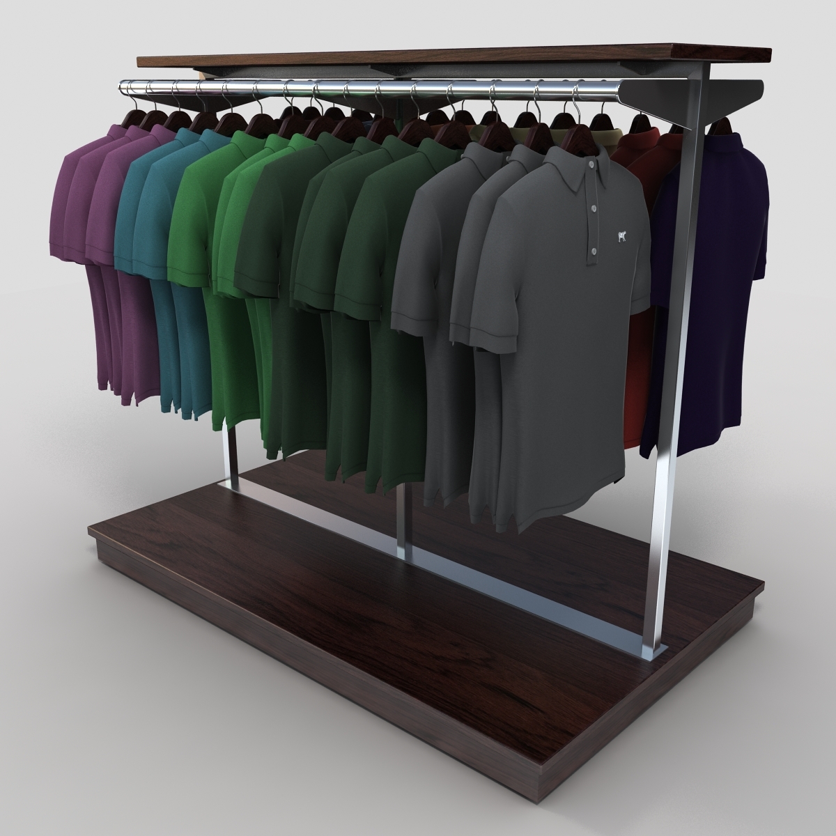 max polo shirt rack