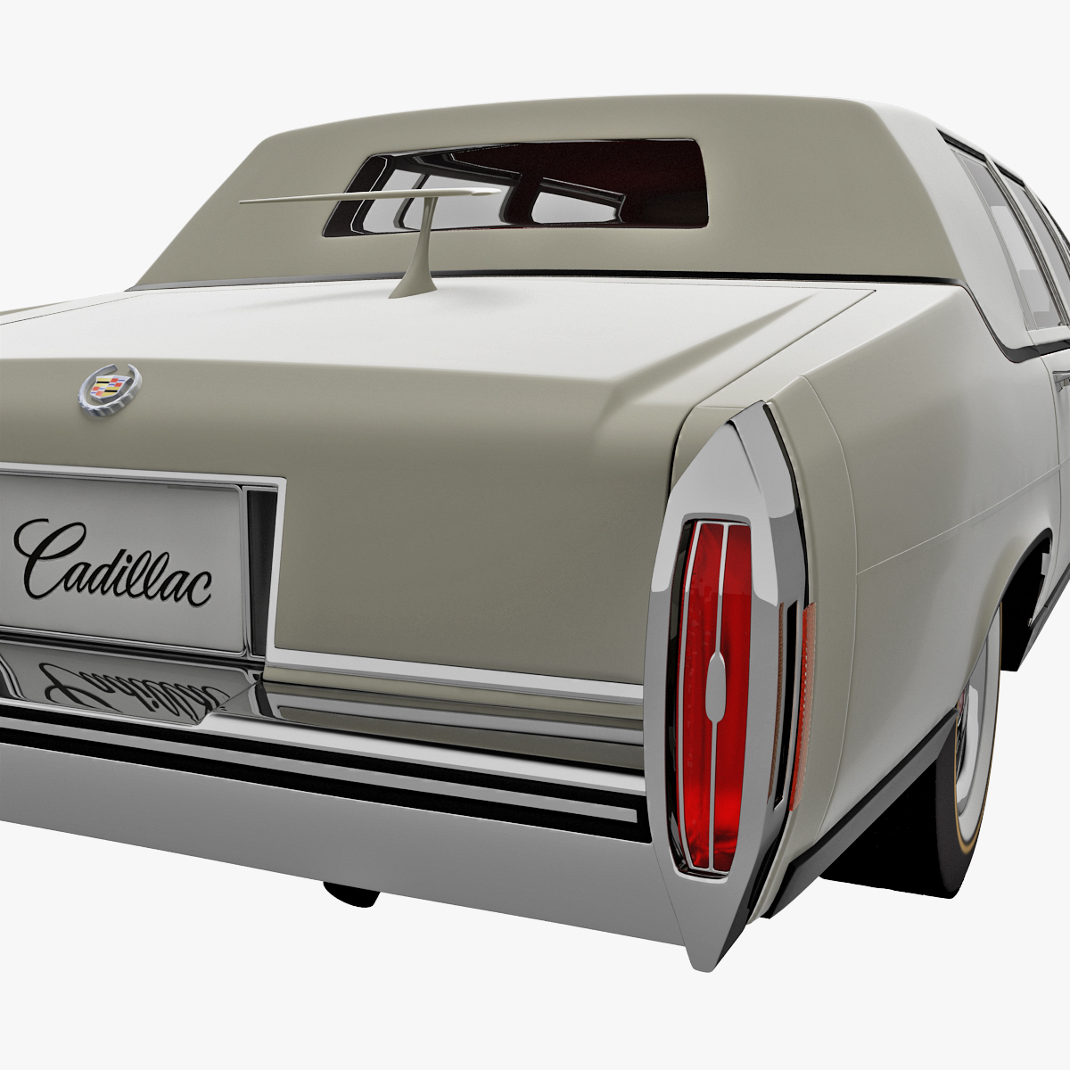 cadillac fleetwood limousine 3d model