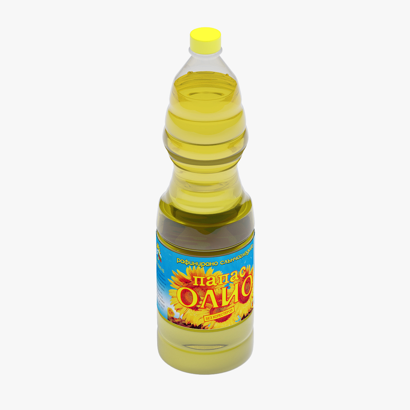 bottle oil 3d model