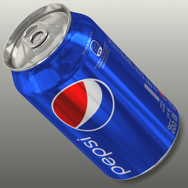 pepsi aluminium 3d model
