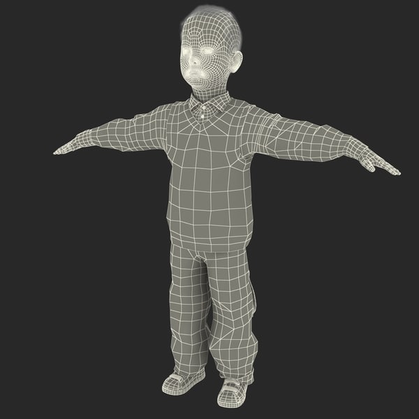 boy rigged version 2 3d model