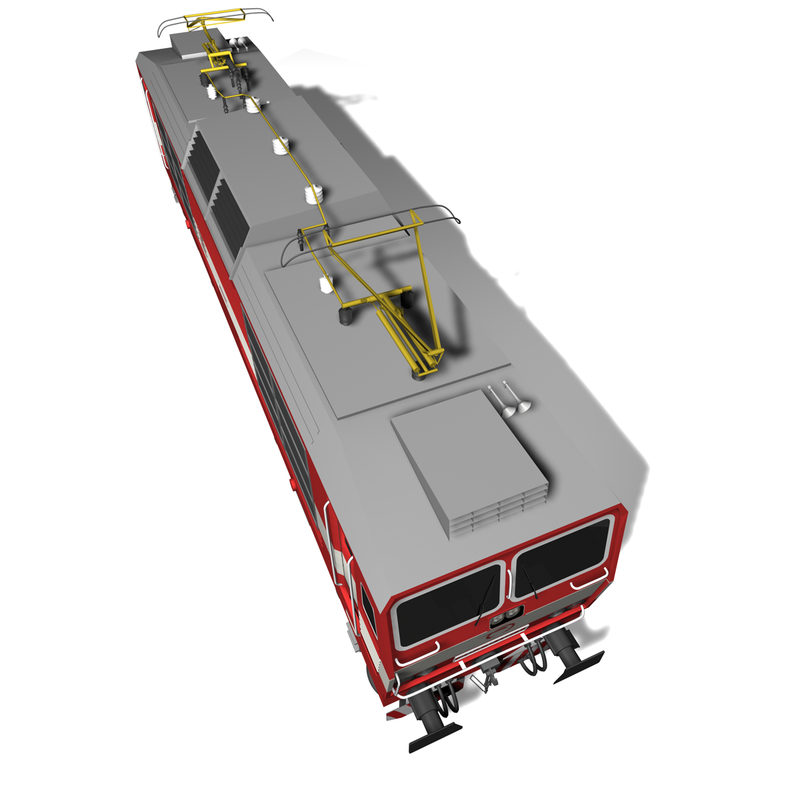 3d electric locomotive zssk model