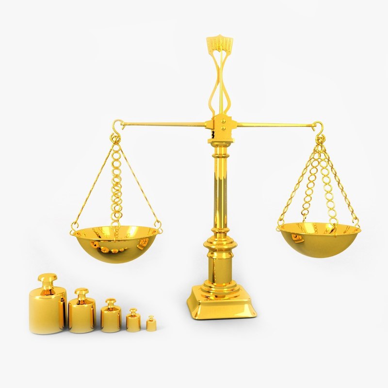 golden balancing 3d model