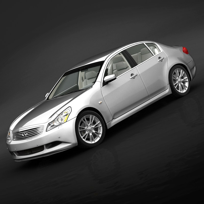 infiniti g37 sedan 2009 3d model