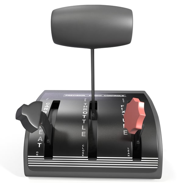 single engine throttle 3d model