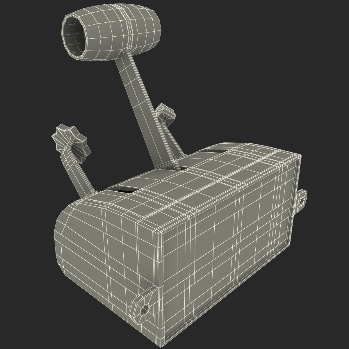 single engine throttle 3d model
