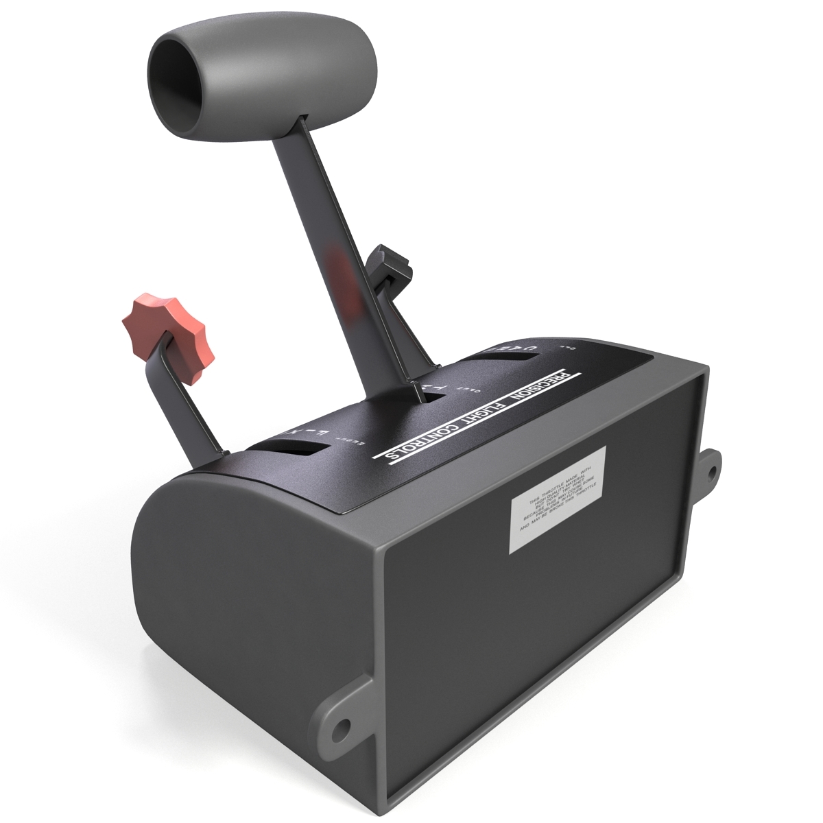 single engine throttle 3d model