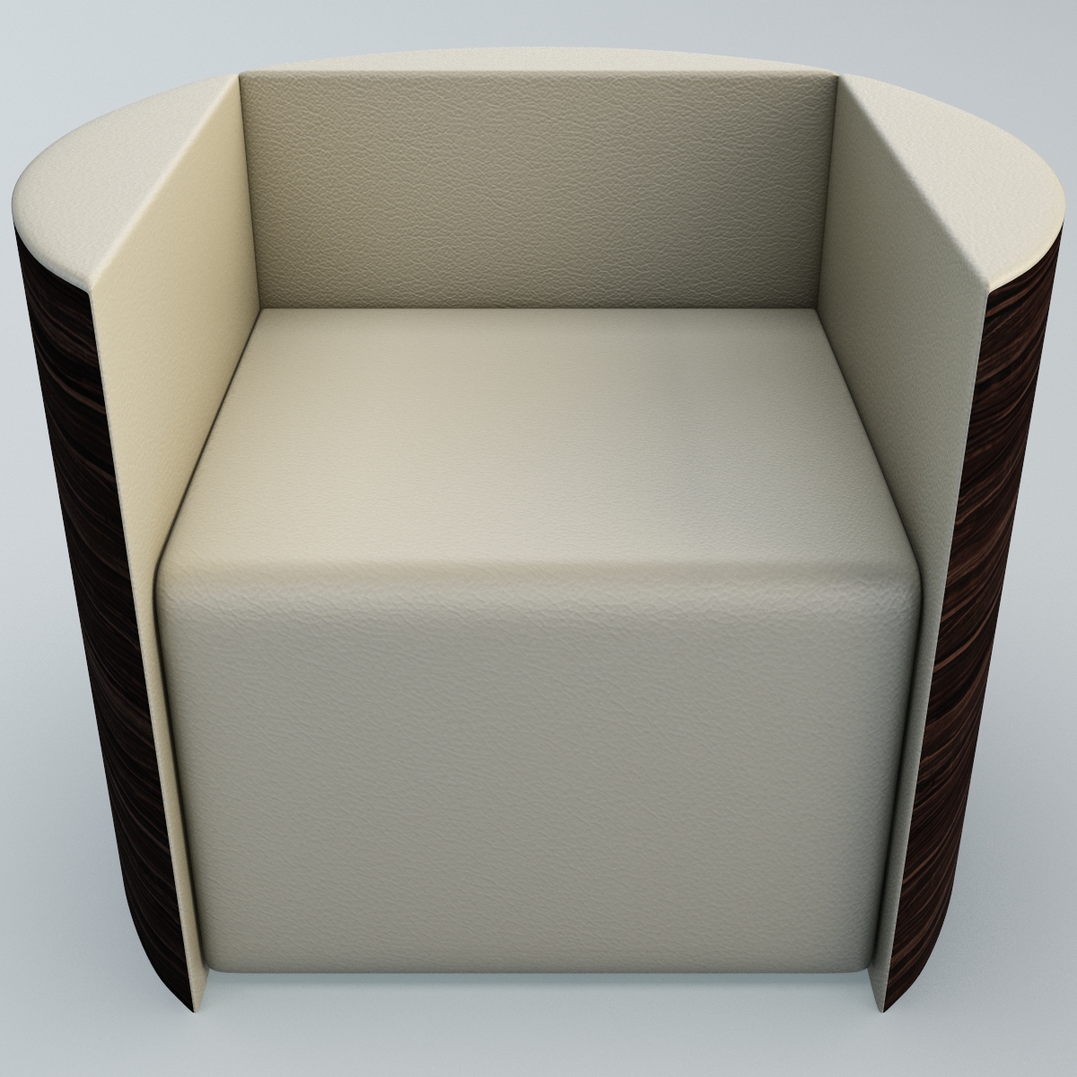3d cylinder chair model
