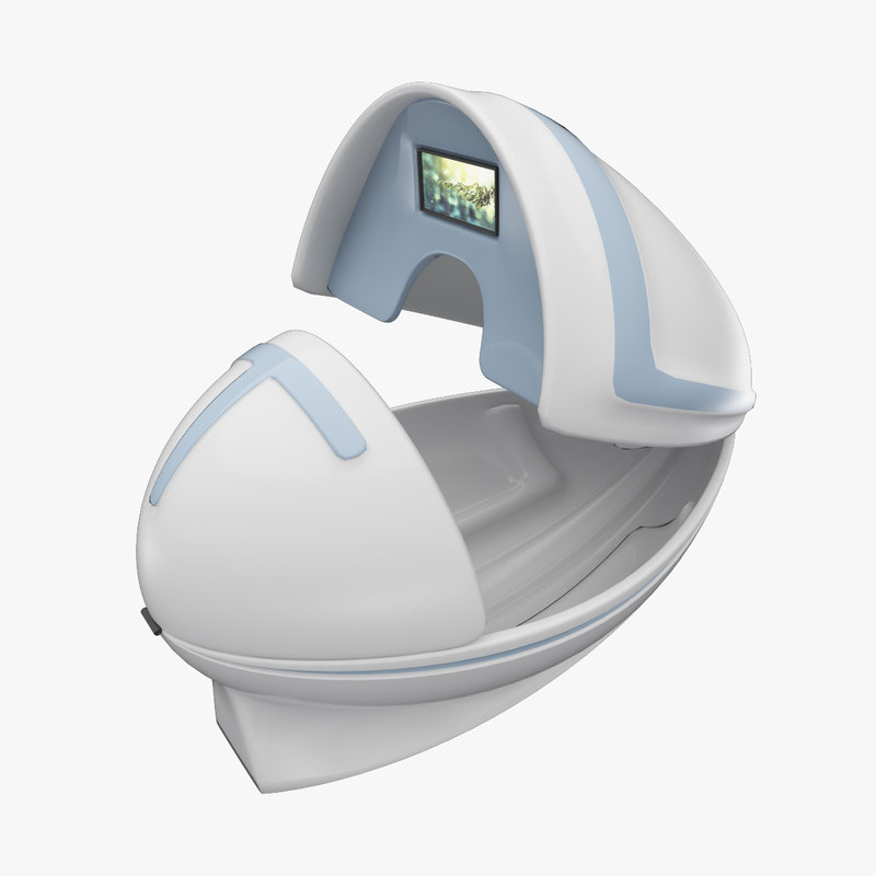 spa capsule 3d model