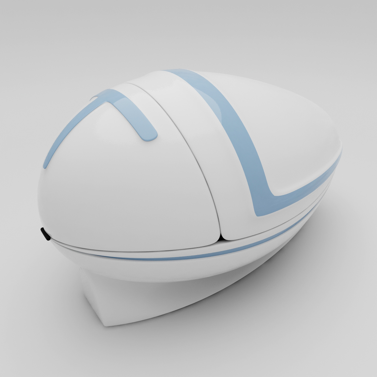 spa capsule 3d model