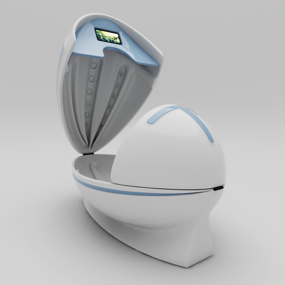 spa capsule 3d model