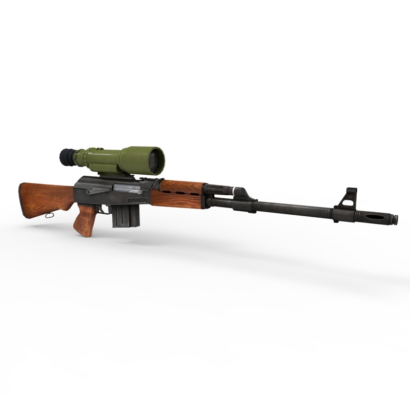 zastava m76 3d model
