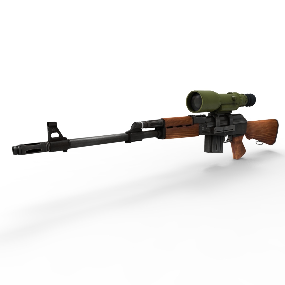 zastava m76 3d model