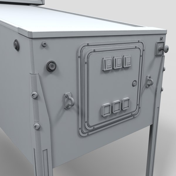 pinball machine 3d max