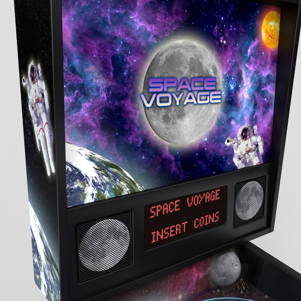 pinball machine 3d max
