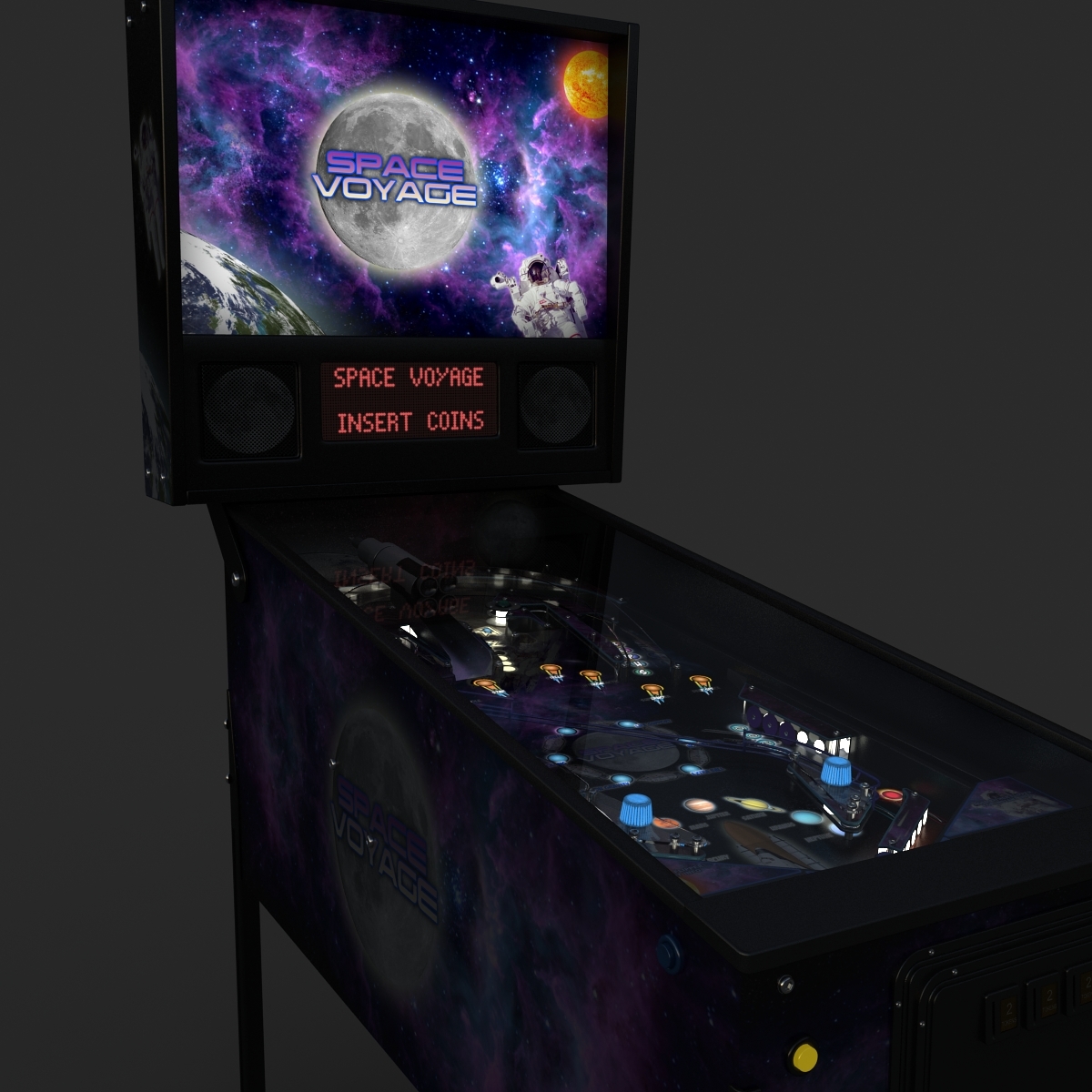 pinball machine 3d max