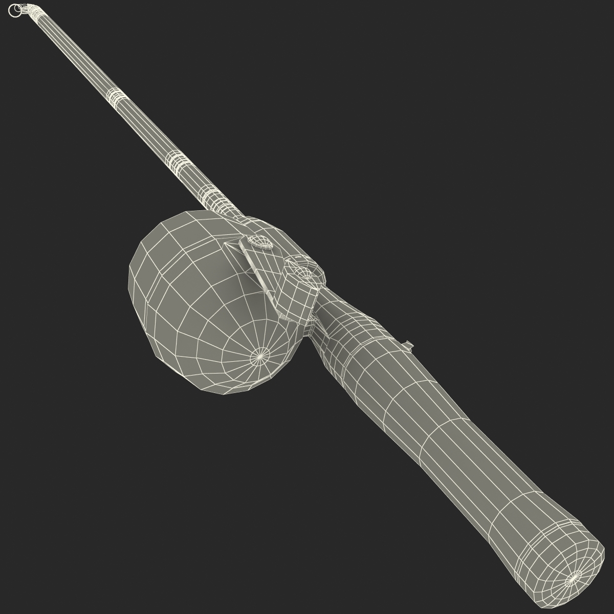 fishing rod 3d model