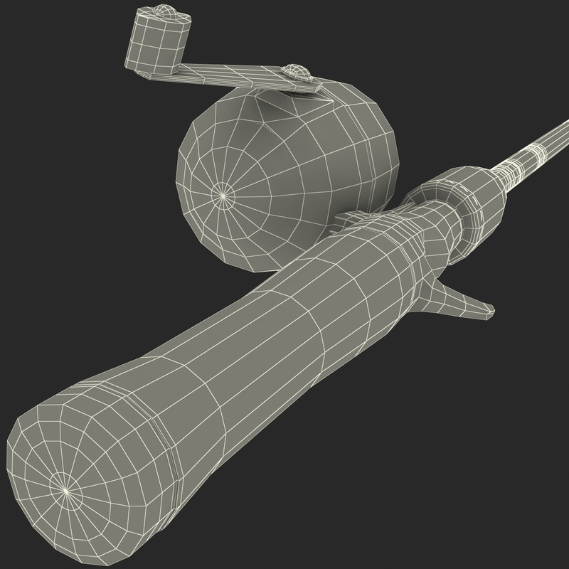 fishing rod 3d model