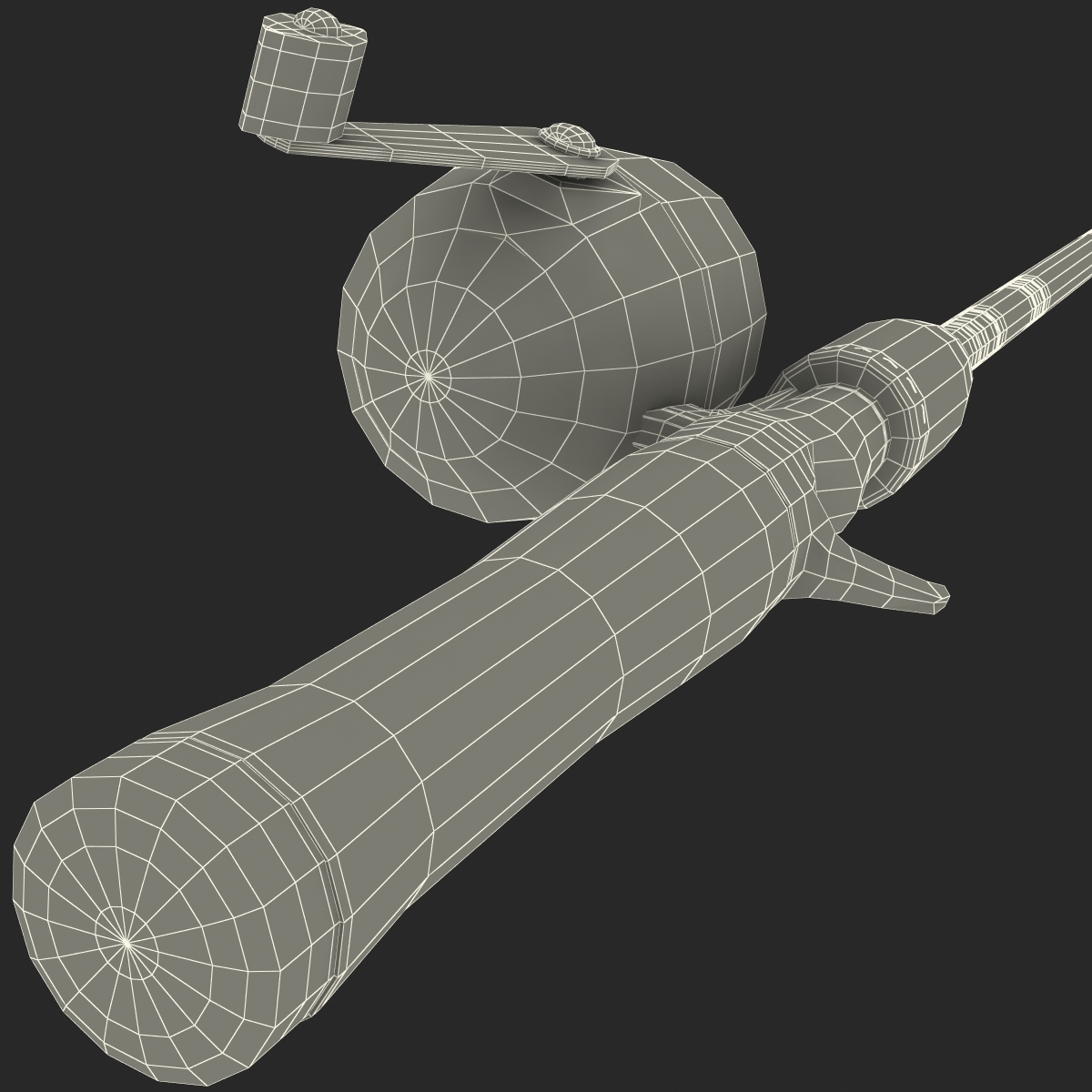 fishing rod 3d model