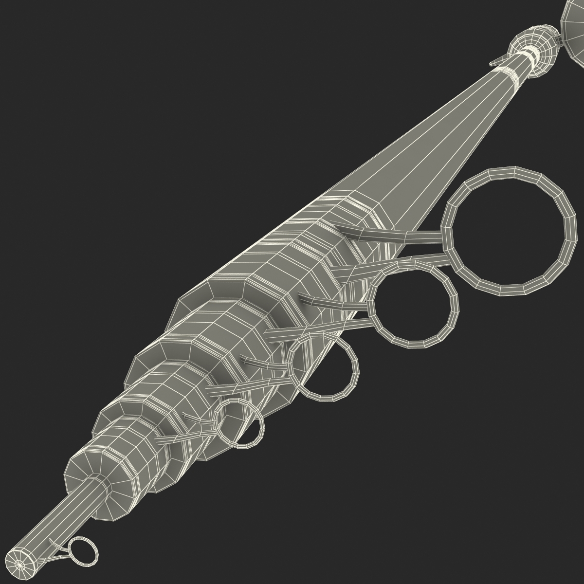 fishing rod 3d model