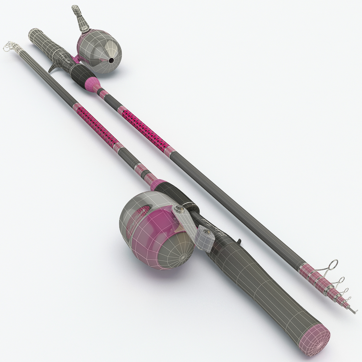 fishing rod 3d model