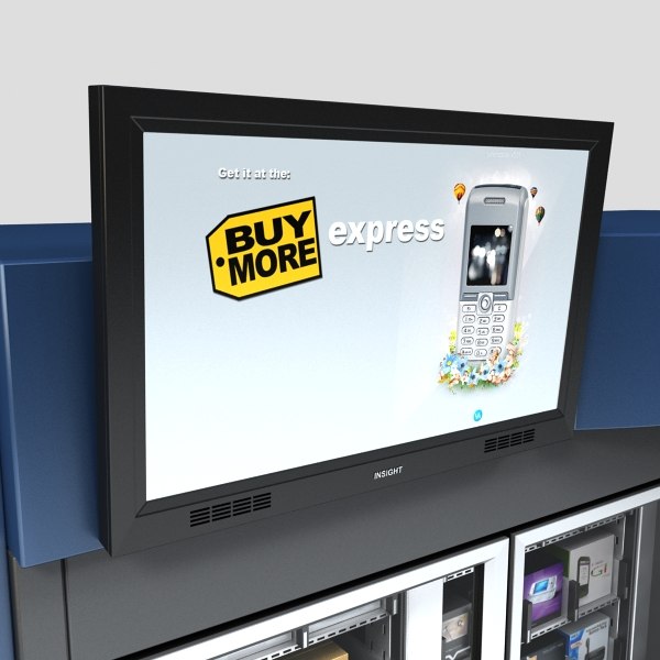 3dsmax electronics vending machine