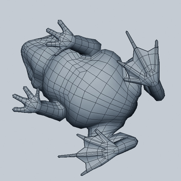 toad 3d model