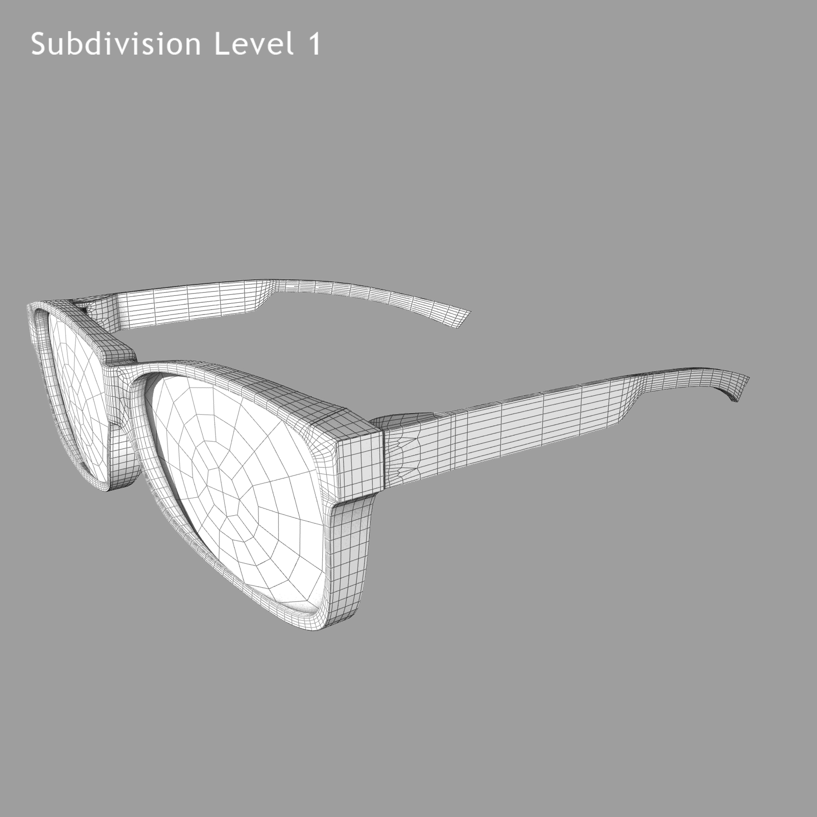 3d model eye glass eyeglasses