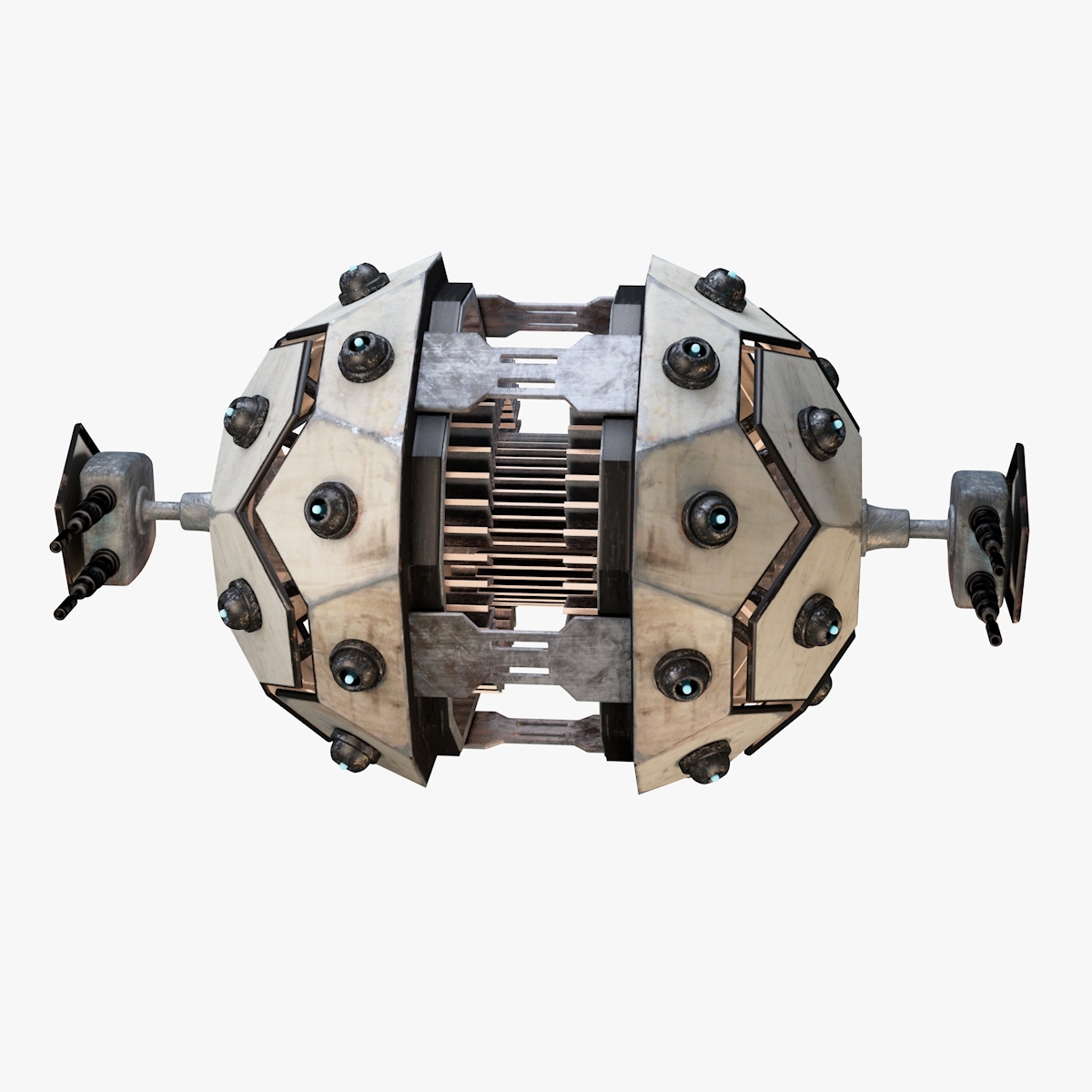 flying robot rig 3d model