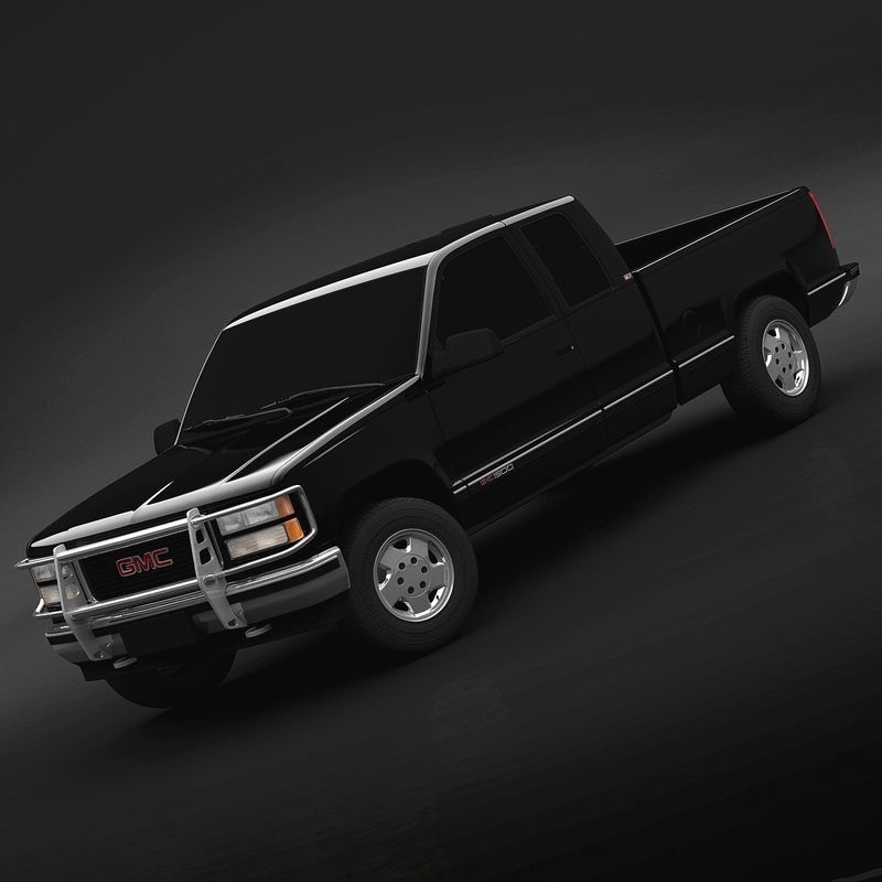 3d model 1995 gmc sierra