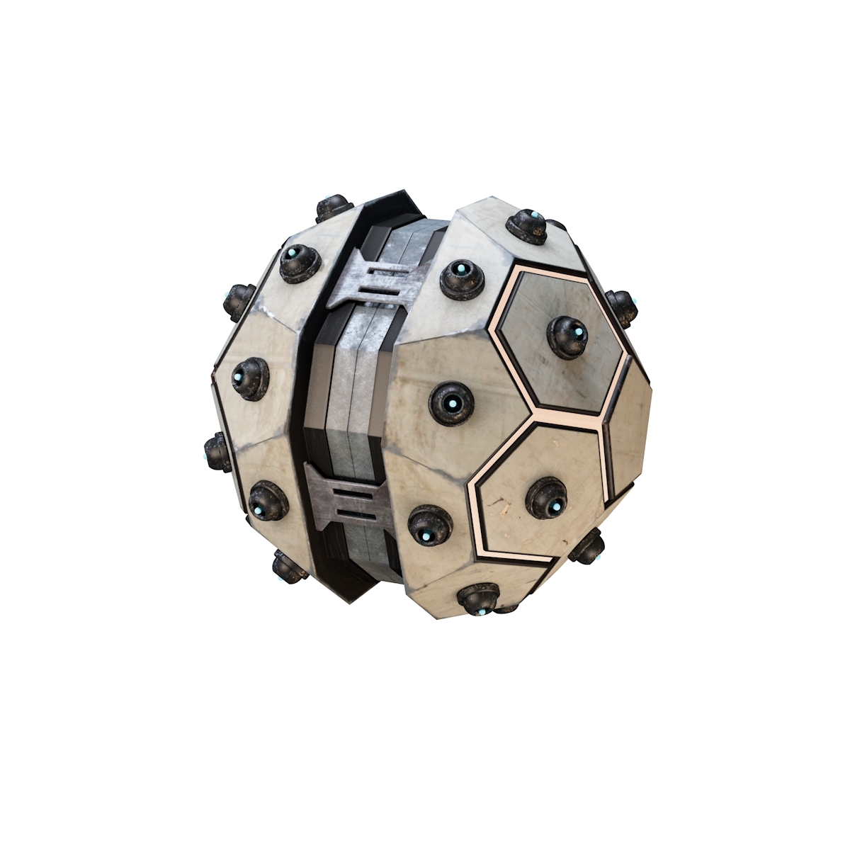 flying robot rig 3d model