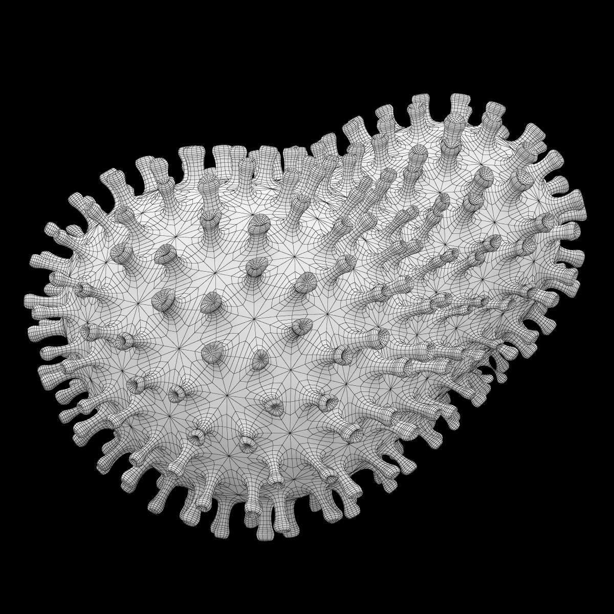 3d model bacteria bacillus