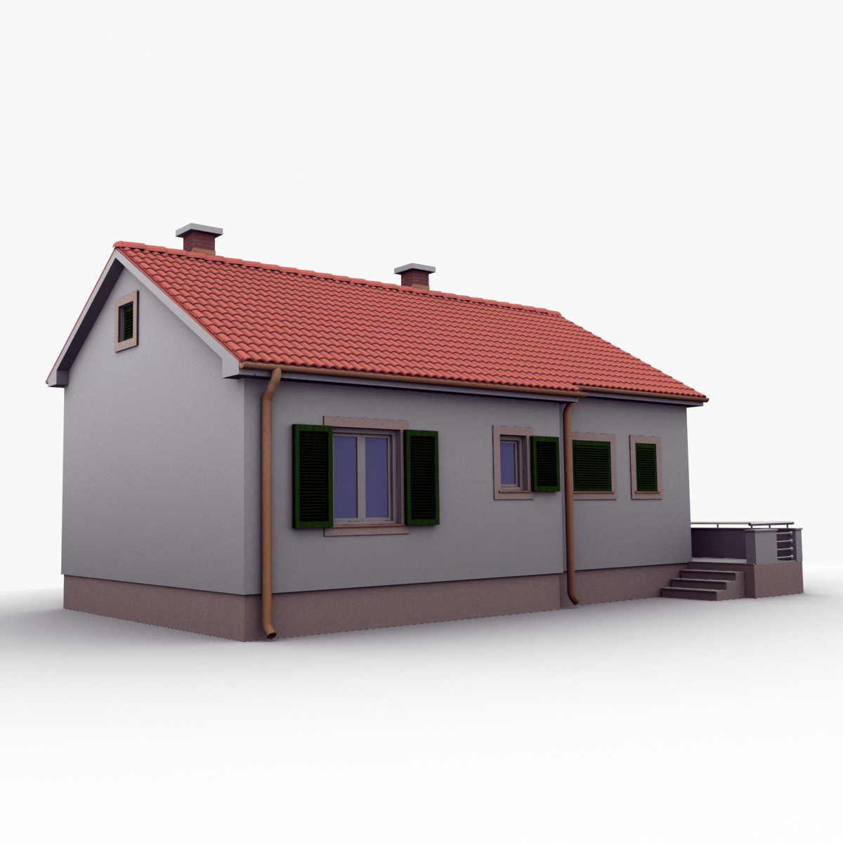 house roof 3d model