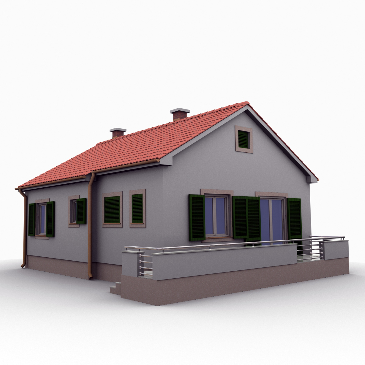 house roof 3d model