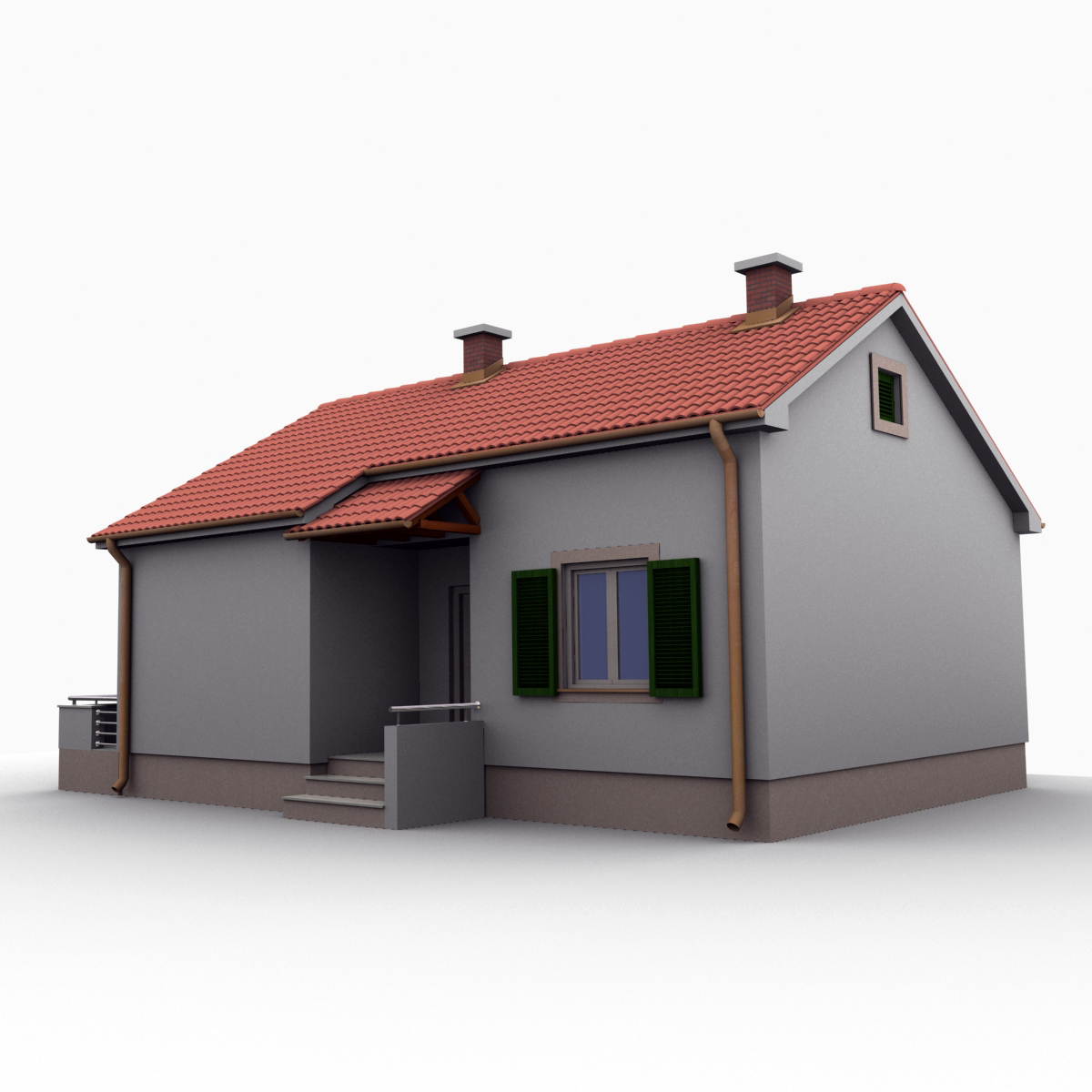 house roof 3d model