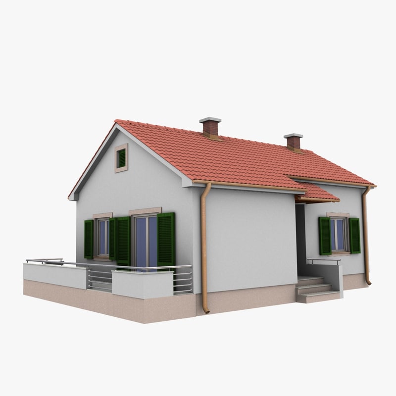 house roof 3d model