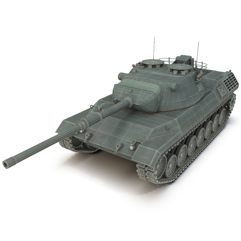 3d leopard 1 germany main
