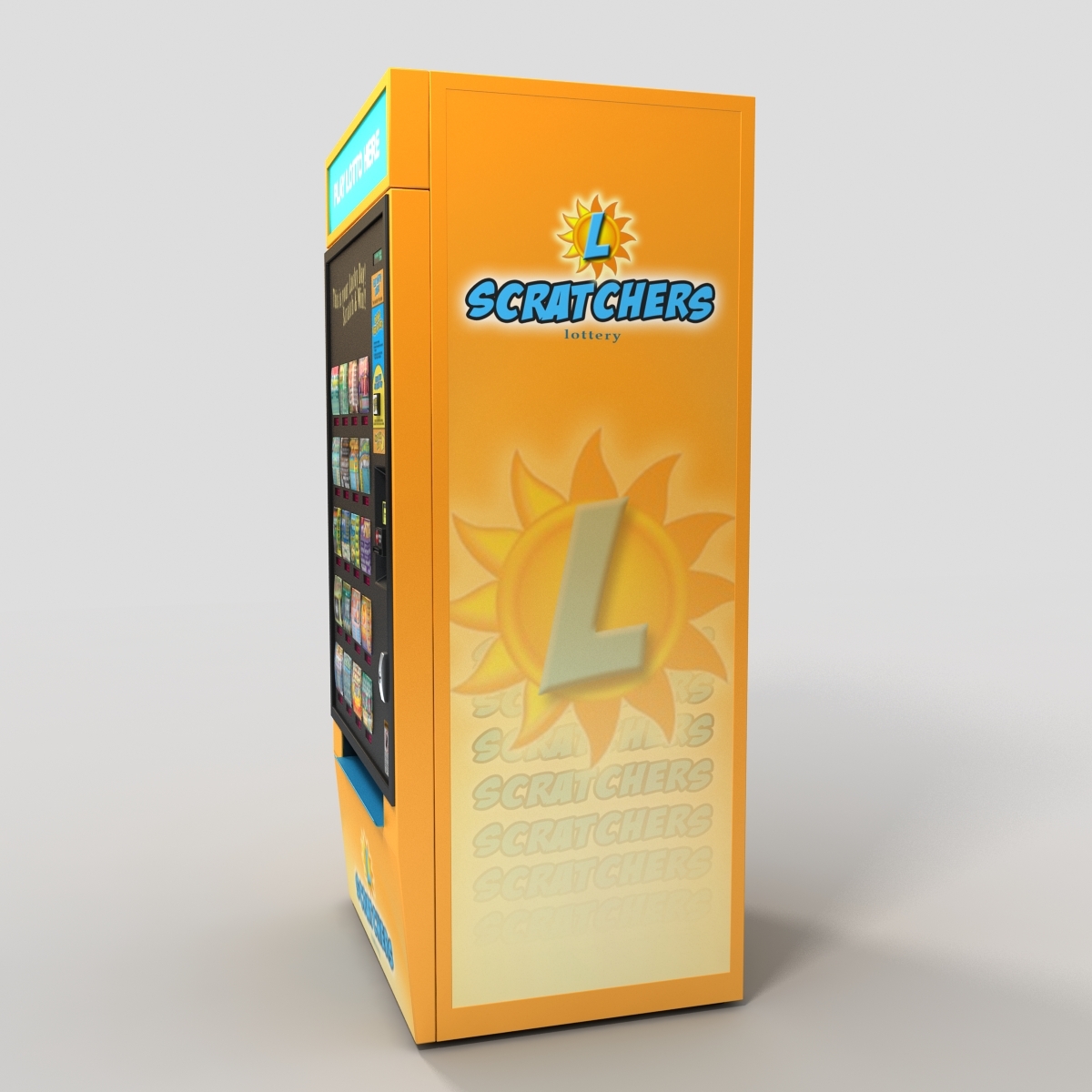 lotto machine 3d model