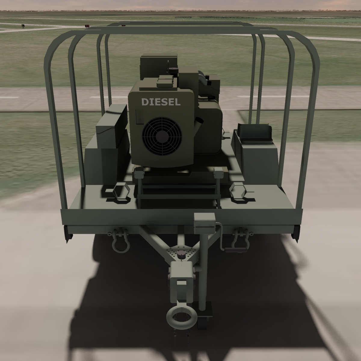 military libby 60 hz 3d model