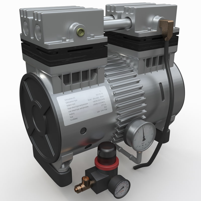 air compressor 3 3d max
