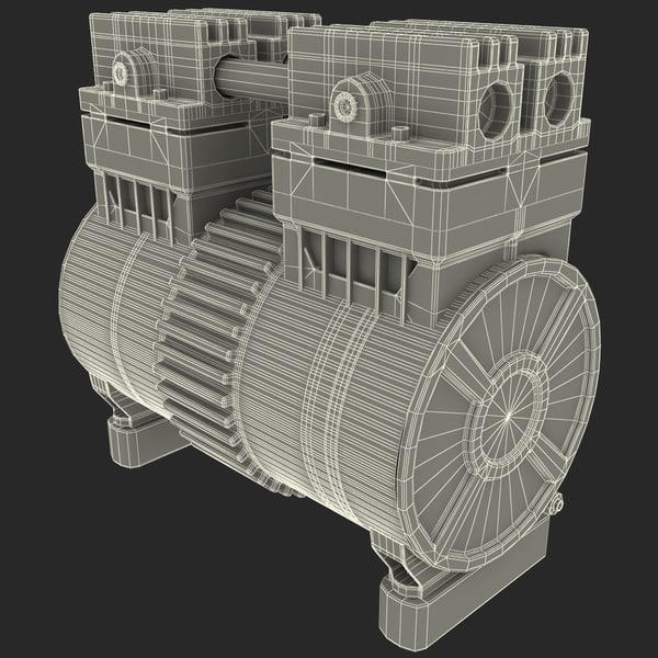 air compressor 3 3d max