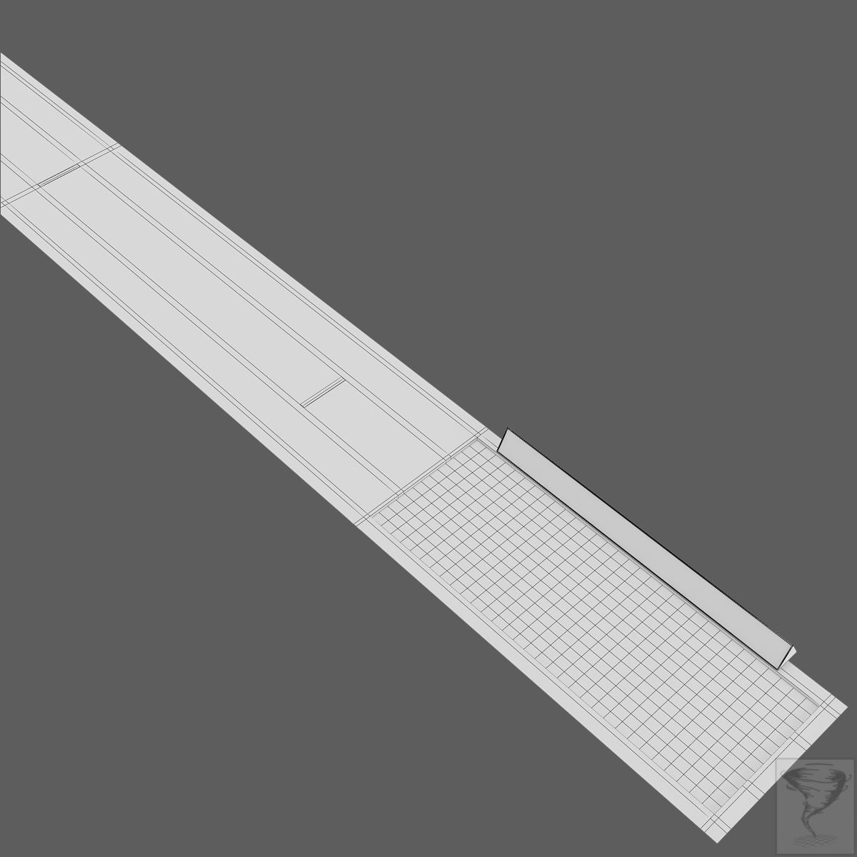 long triple jump 3d model